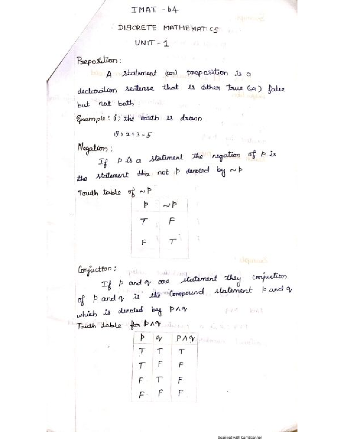 M.Sc Computer Science -1st Yr -19 MATE 215.1 -Discrete Mathematics ...