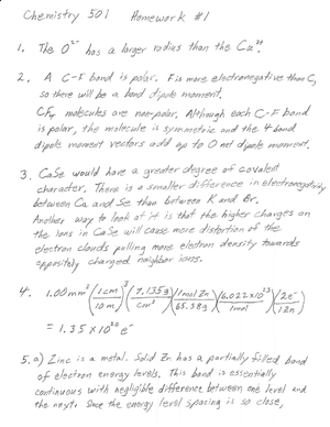 Homework 3 - Home Assignment - Chemistry 501 Spring 2024 Homework ...