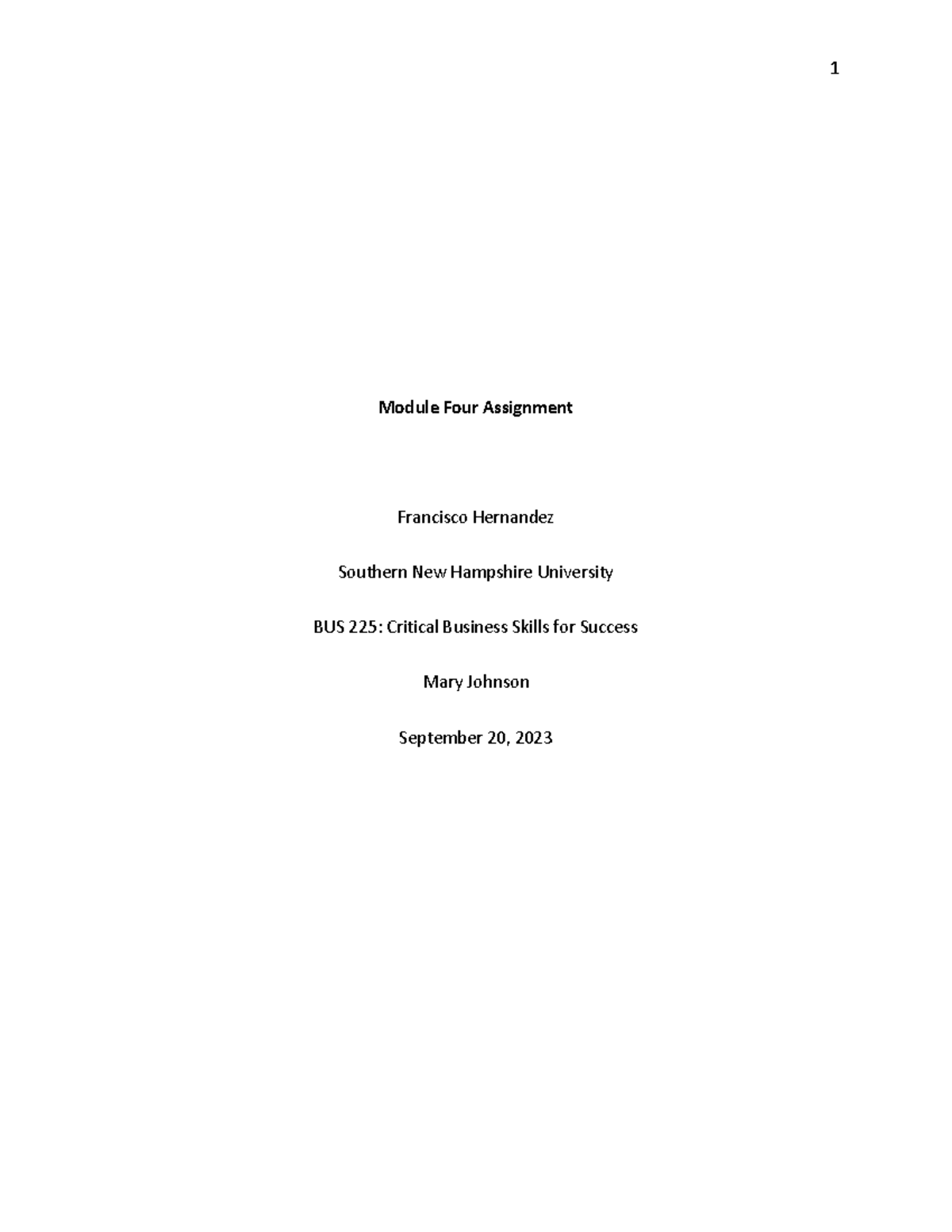 BUS-225 Data Visualizations - Module Four Assignment Francisco ...