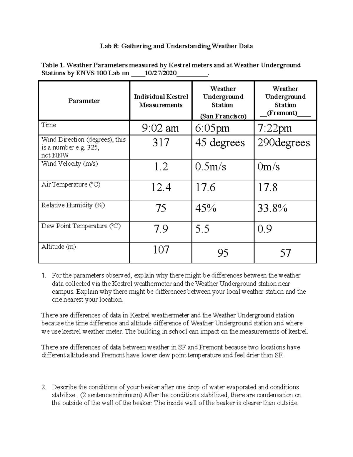 Lab 8 - Datasheet and Assignment - Lab 8: Gathering and Understanding ...