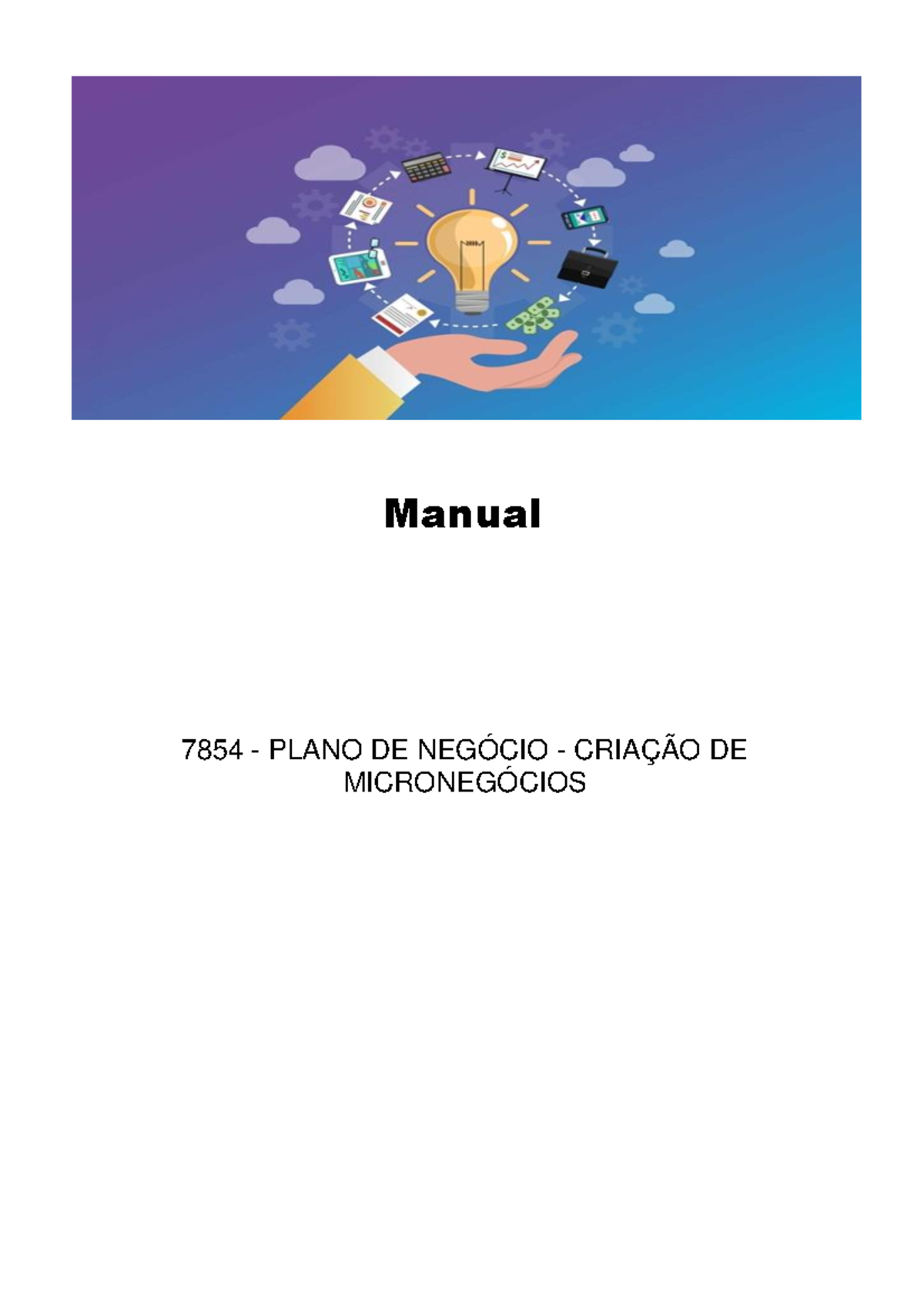 UFCD 7854 - Manual - Resumo Contabilidade de Gestão - 7854 - PLANO DE ...