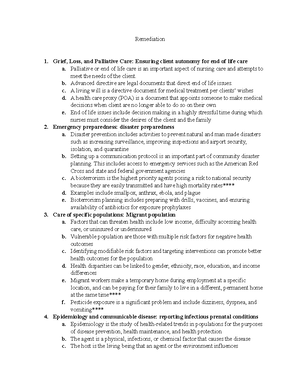 Community Health Ch.3 Notes - HPER C366 - Indiana University - Studocu