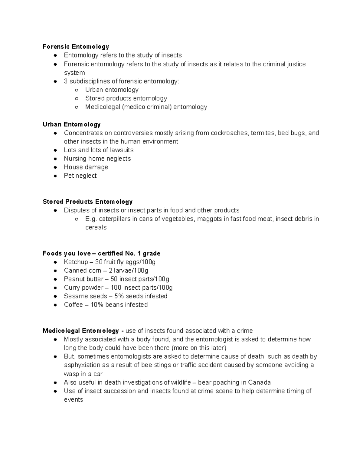 FIS 20500 Entomology Notes Forensic Entomology Entomology Refers To fis-20500-entomology-notes-forensic-entomology-entomology-refers-to