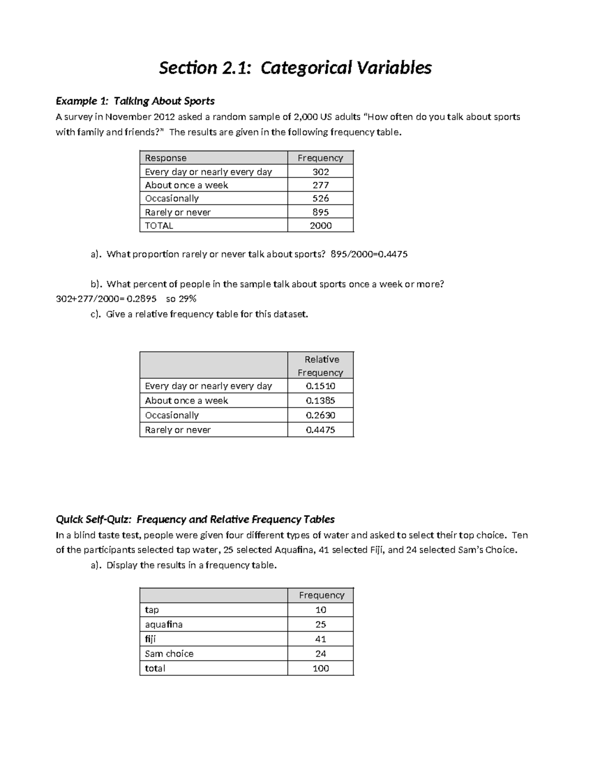 Sec2-1Examples - homework - Section 2: Categorical Variables Example 1 ...