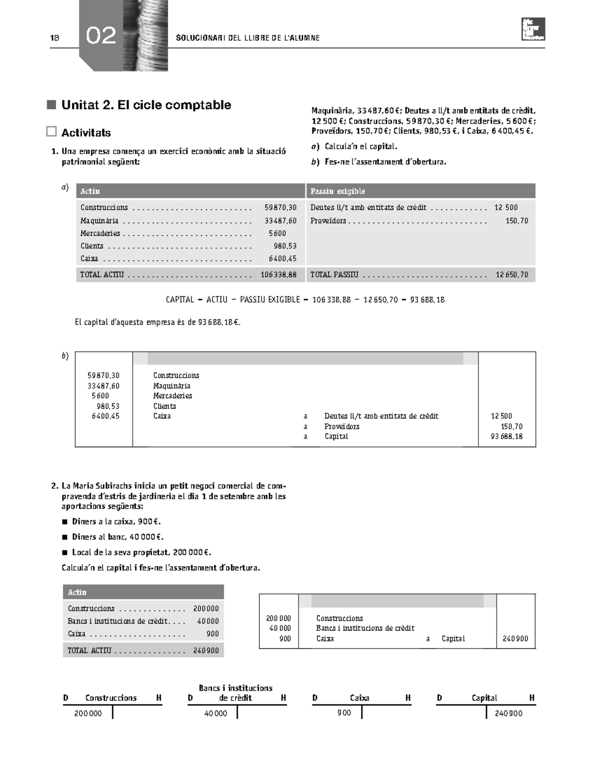 El-cicle-comptable - Apuntes - 18 02 SOLUCIONARI DEL LLIBRE DE L’ALUMNE ...
