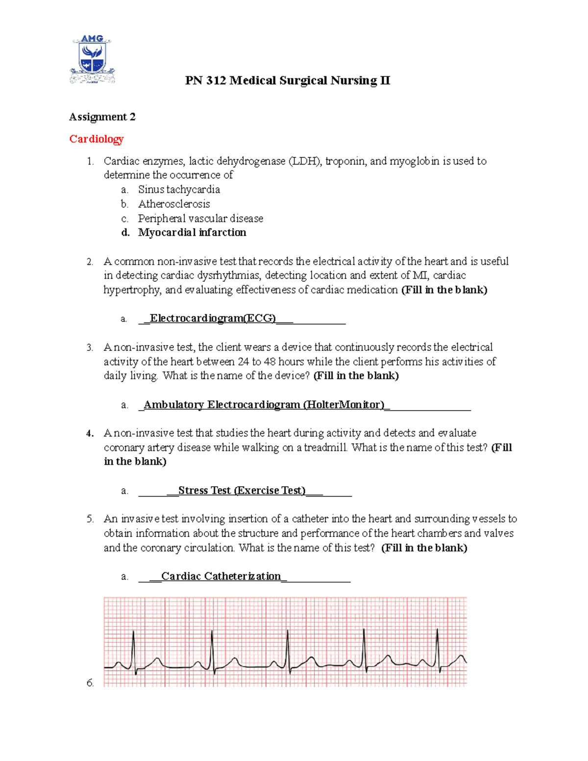 Assignment 2 Sim Day (1)- updated - PN 312 Medical Surgical Nursing II ...