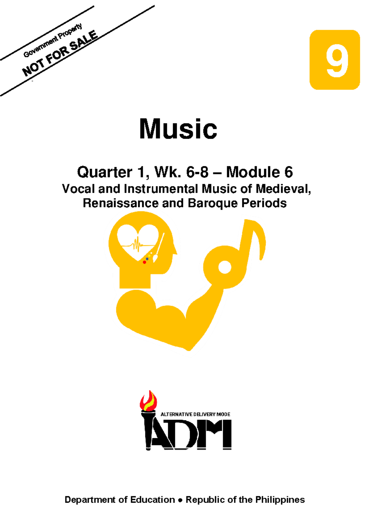 Music 9 q1 mod6 Vocal and Instrumental Music of Medieval, Renaissance and Baroque Periods v3 ...
