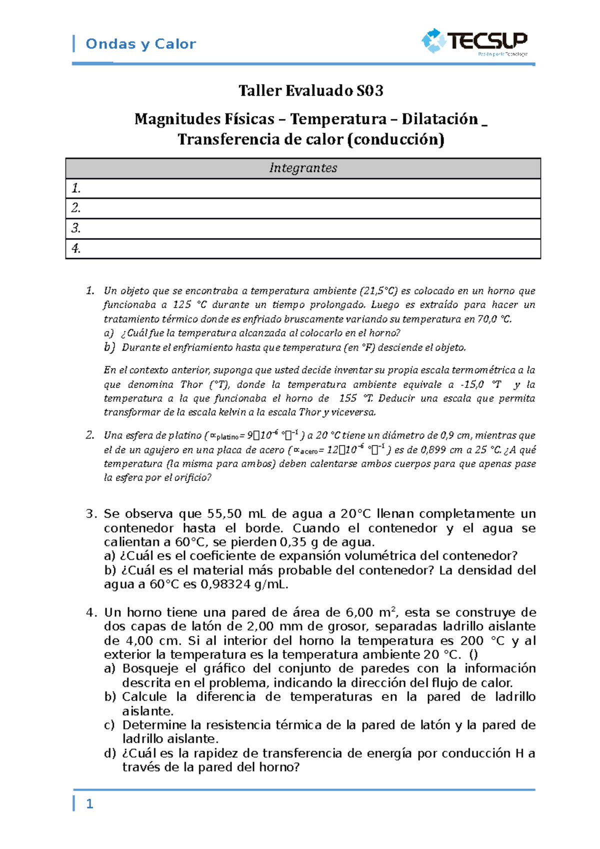 Tall EVA S03 OC 2021 2 - VOLEE - Ondas y Calor - TECSUP - Studocu