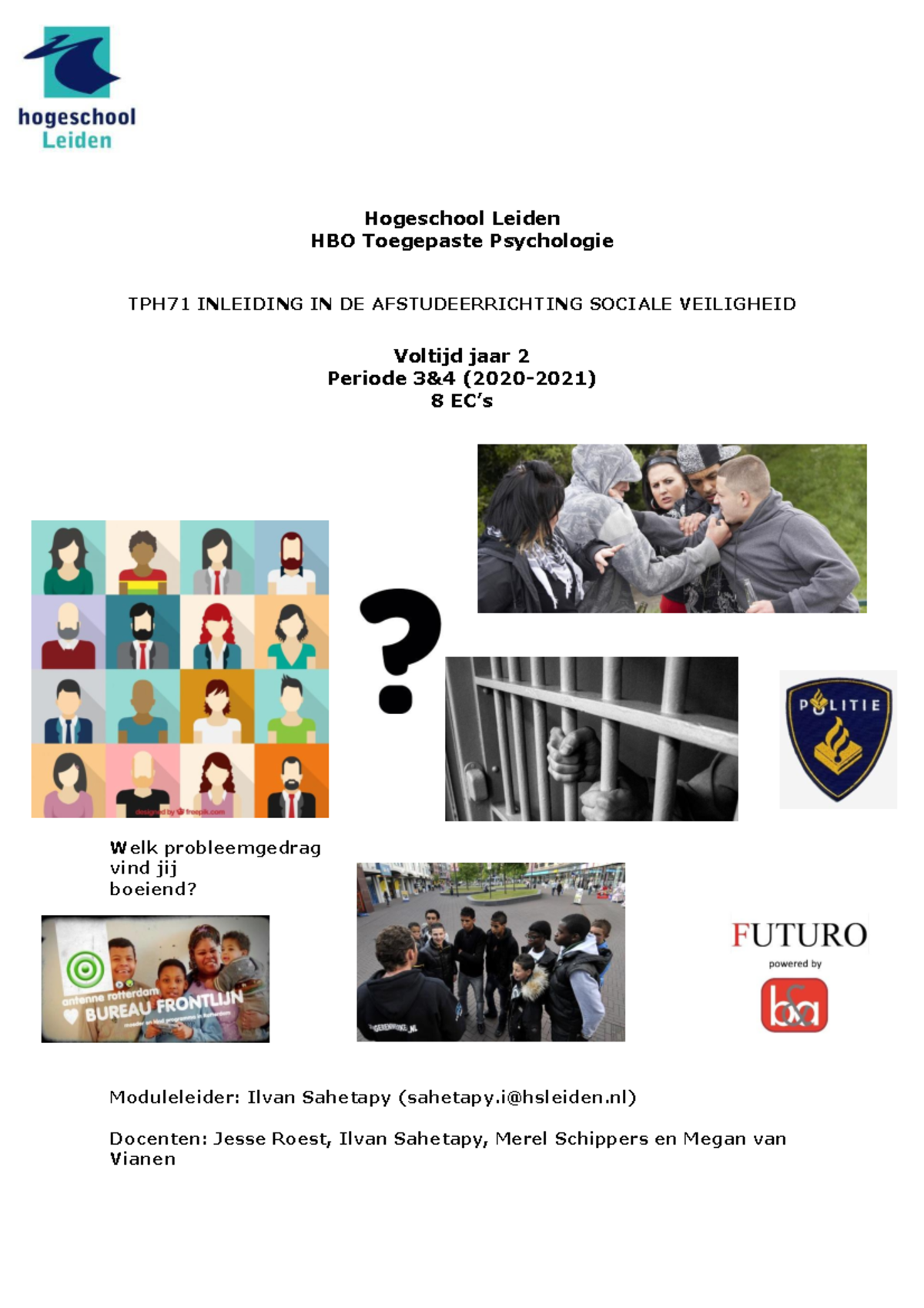 Handleiding TPH71 20-21 - Hogeschool Leiden HBO Toegepaste Psychologie ...