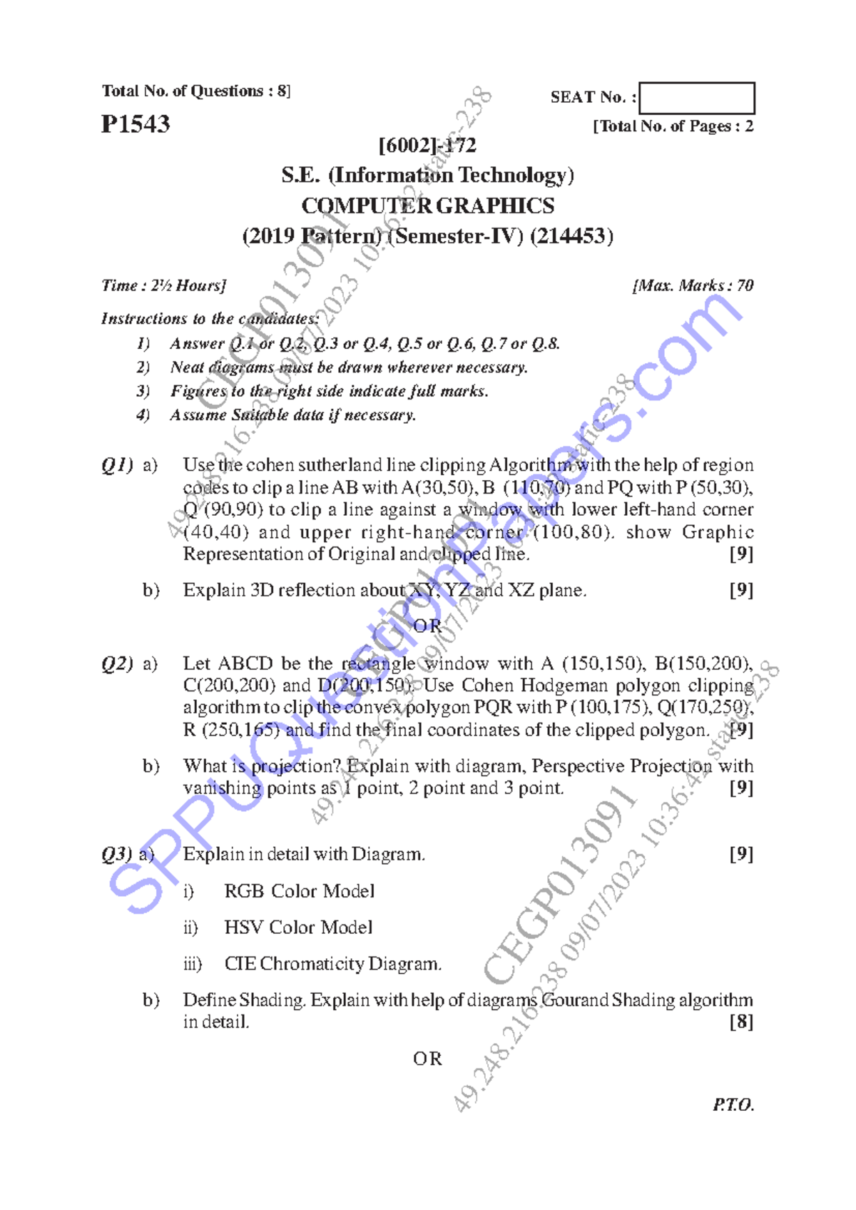 Be information-technology-engineering semester-4 2023 june computer ...