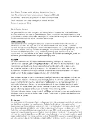 Voorbeeld van OO-rapport tot en met TK - 1. Inleiding Het ...