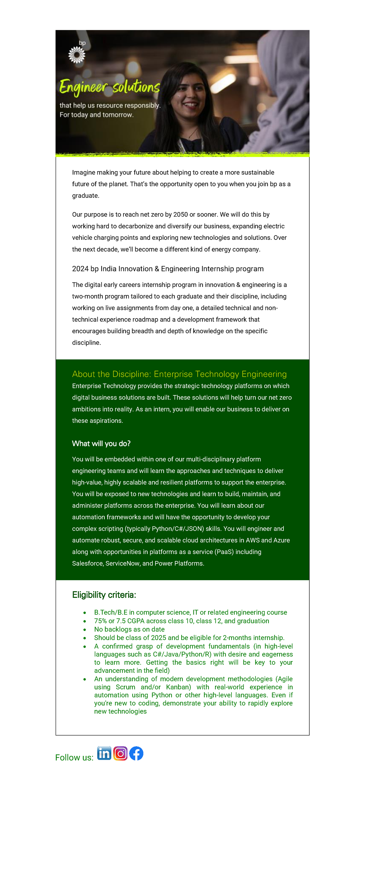 EC JD Intern - Enterprise Tech-1 - Imagine making your future about helping to create a more ...