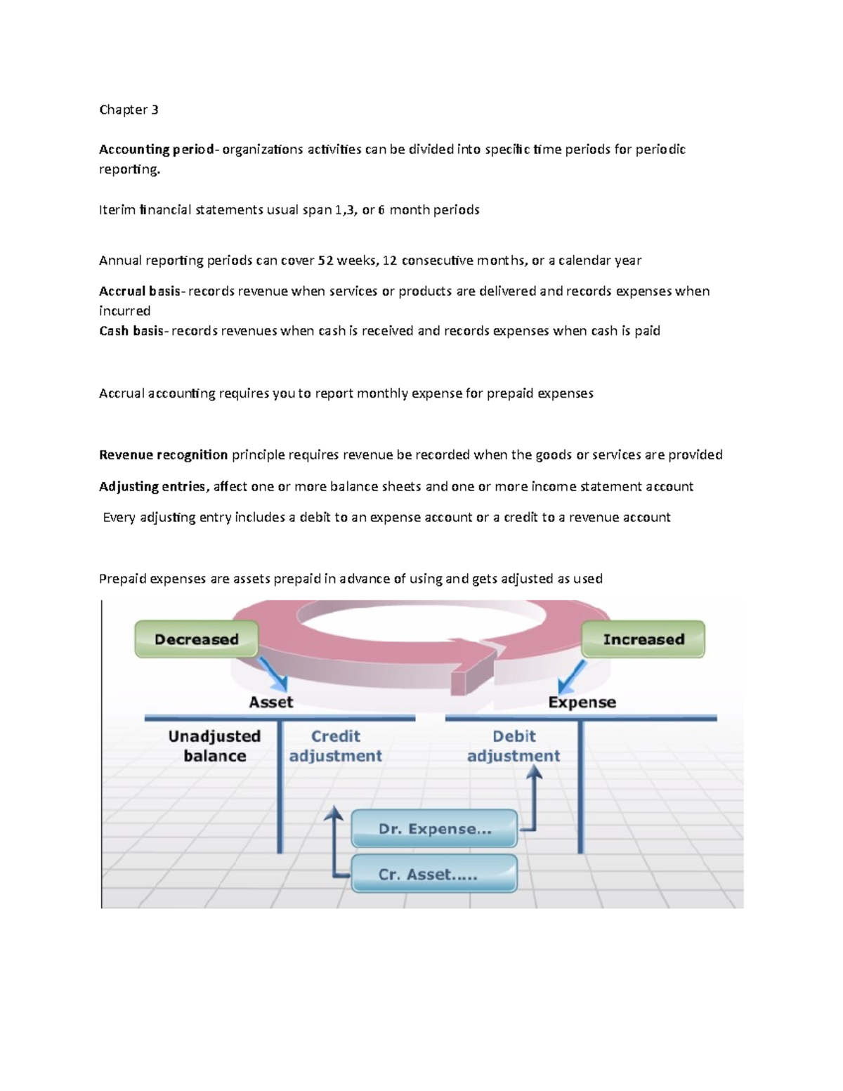Chapter 3 - Chapter 3 Accounting period reporting. - organizations ...