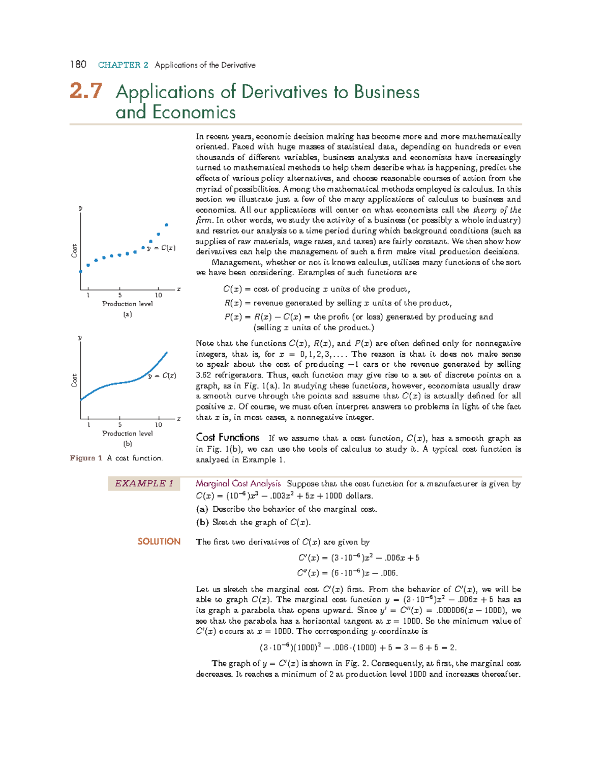 TUT4-MEB - TUT4-MEB - 180 CHAPTER 2 Applications of the Derivative 2 ...