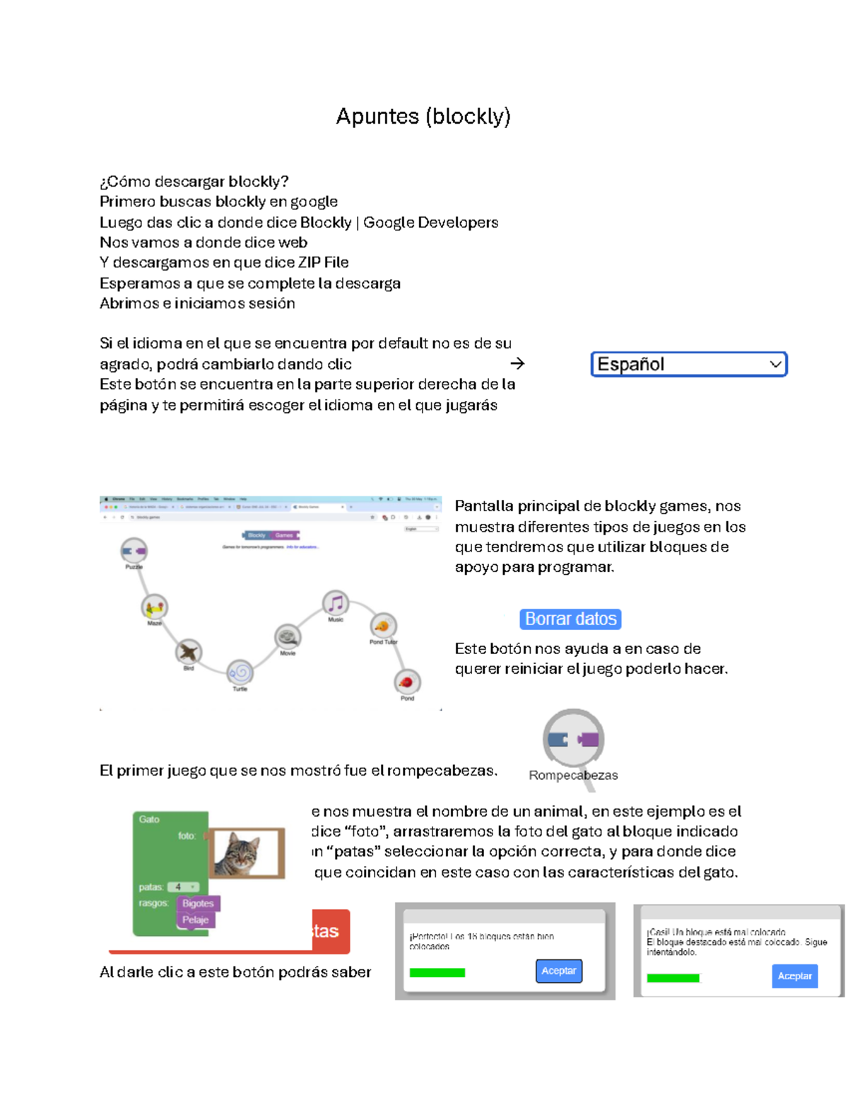 Apuntes blockly - Apuntes (blockly) ¿Cómo descargar blockly? Primero ...