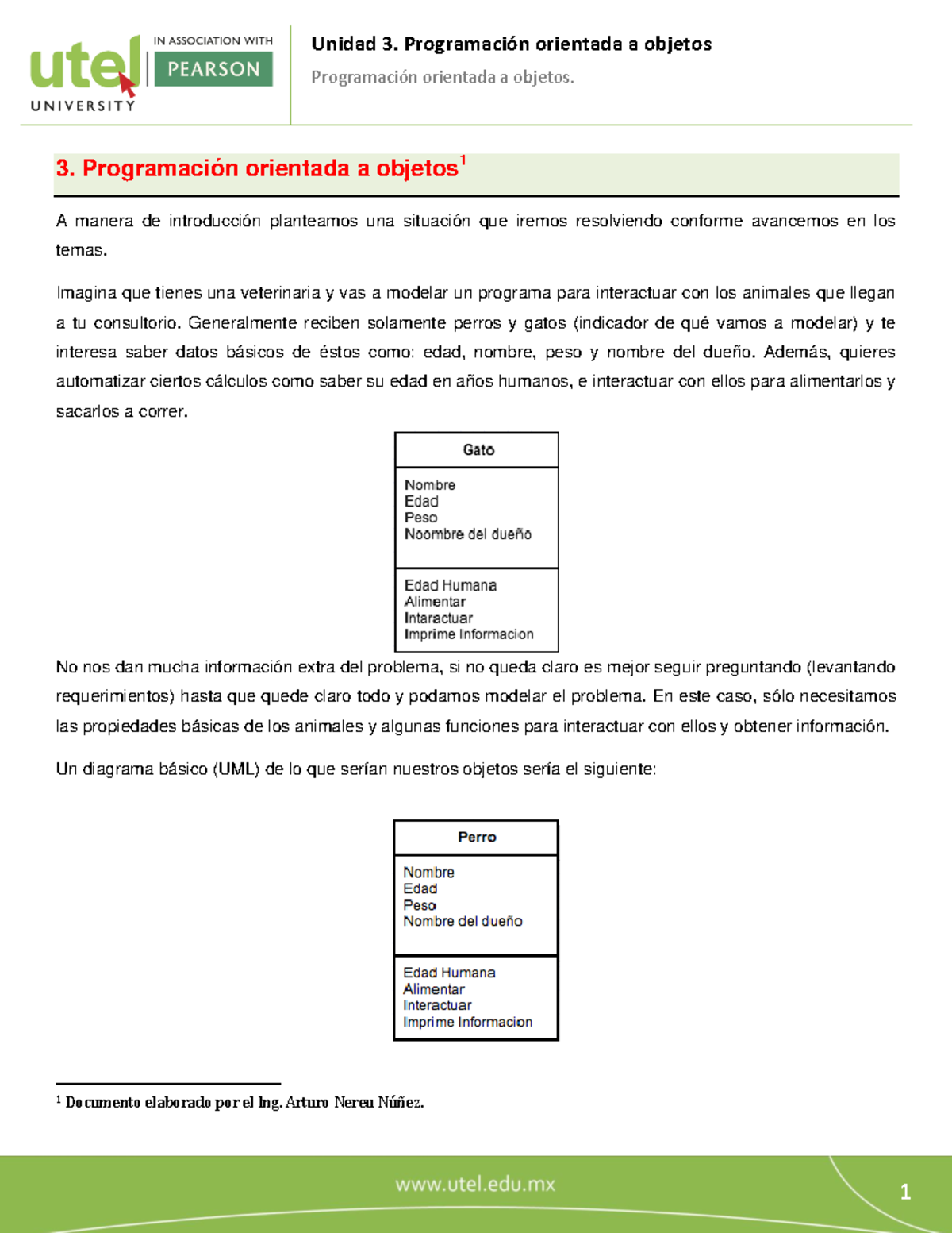 Programación Orientada a Objetos - 3. Programación orientada a objetos ...