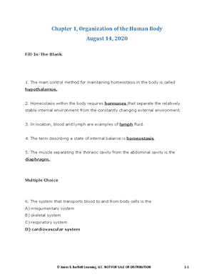 Chapter 19 Homework - study - Chapter 19 Homework Transfer of heart ...