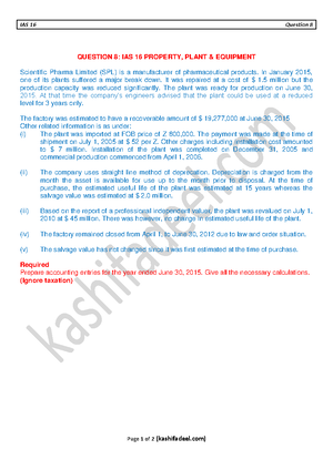 Example financial statements report 2019 upd - with guidance notes IFRS ...