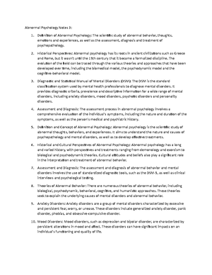 WHAT IS Abnormal activity - WHAT IS ABNORMAL? Consider the following ...