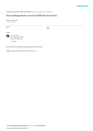 Lecture 09-MTH242-Differential Equations - Non-linear Differential ...
