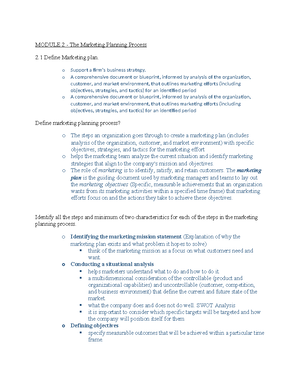 Module 6 Unit 3 - Market Segmentation, Targeting, and Positioning - KEY ...