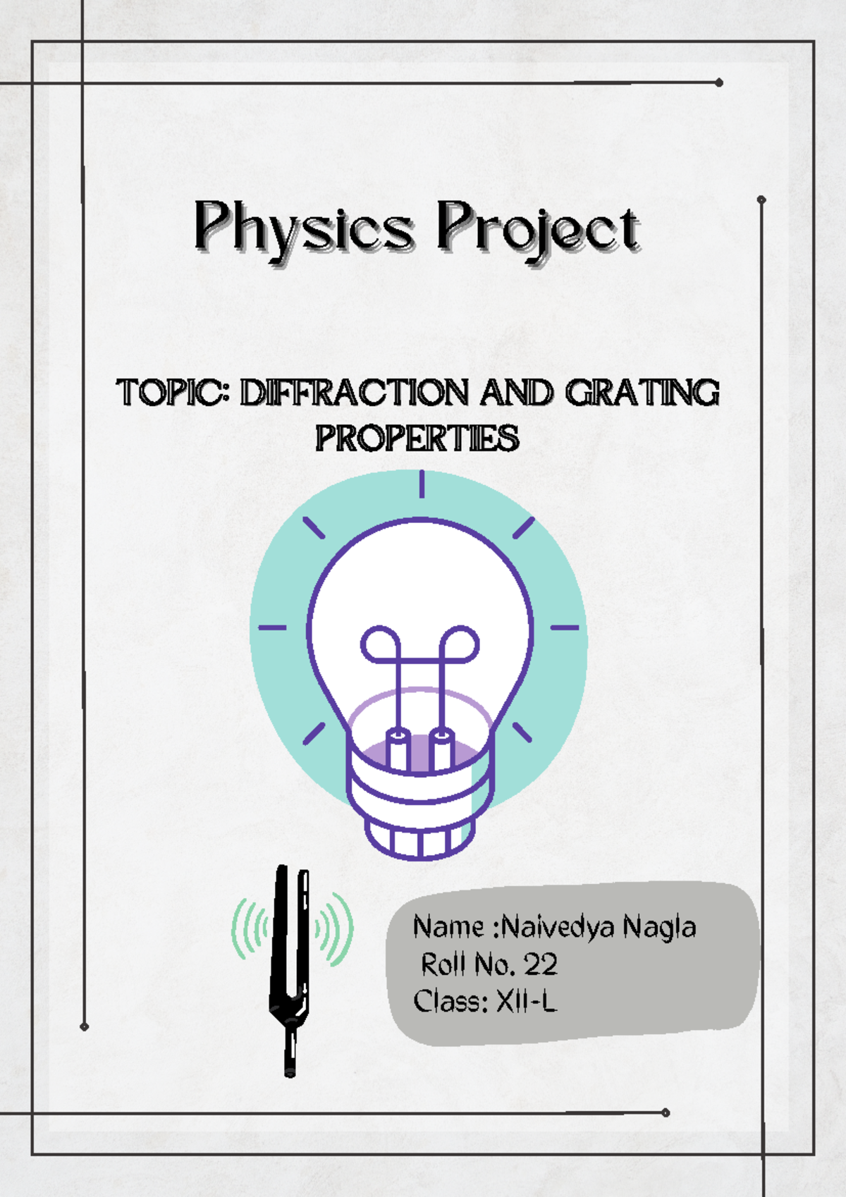 Gray Minimalist Elegant Blank A4 Stationery Paper Document - Physics ...