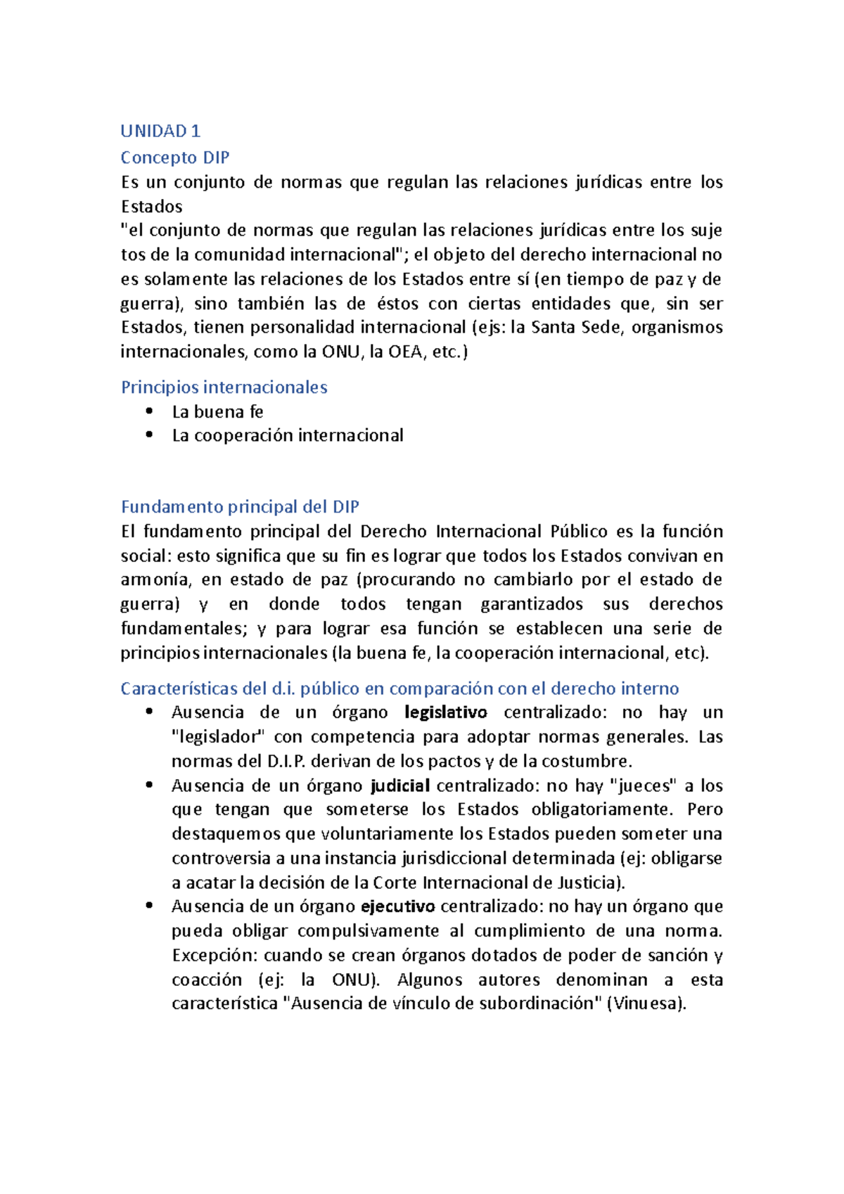 Apunte Inter. PUB. Sebastian Salomon - UNIDAD 1 Concepto DIP Es un ...