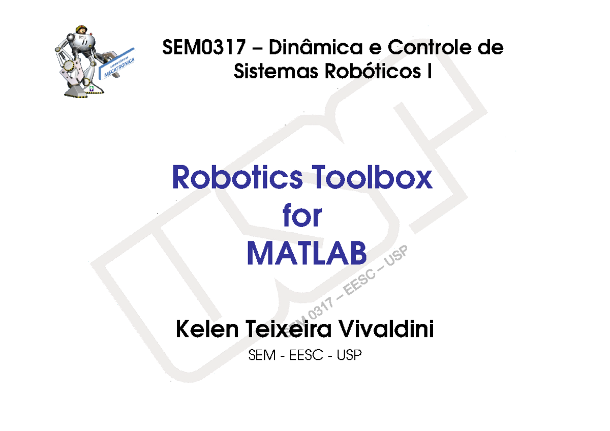 Toolbox tutorial - >>> - SEM0317 – Dinâmica e Controle de Sistemas ...