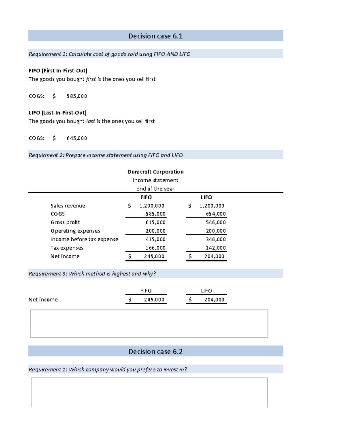 Tutorial work - Tutorial 6 - Excel template - Financial Accounting ...