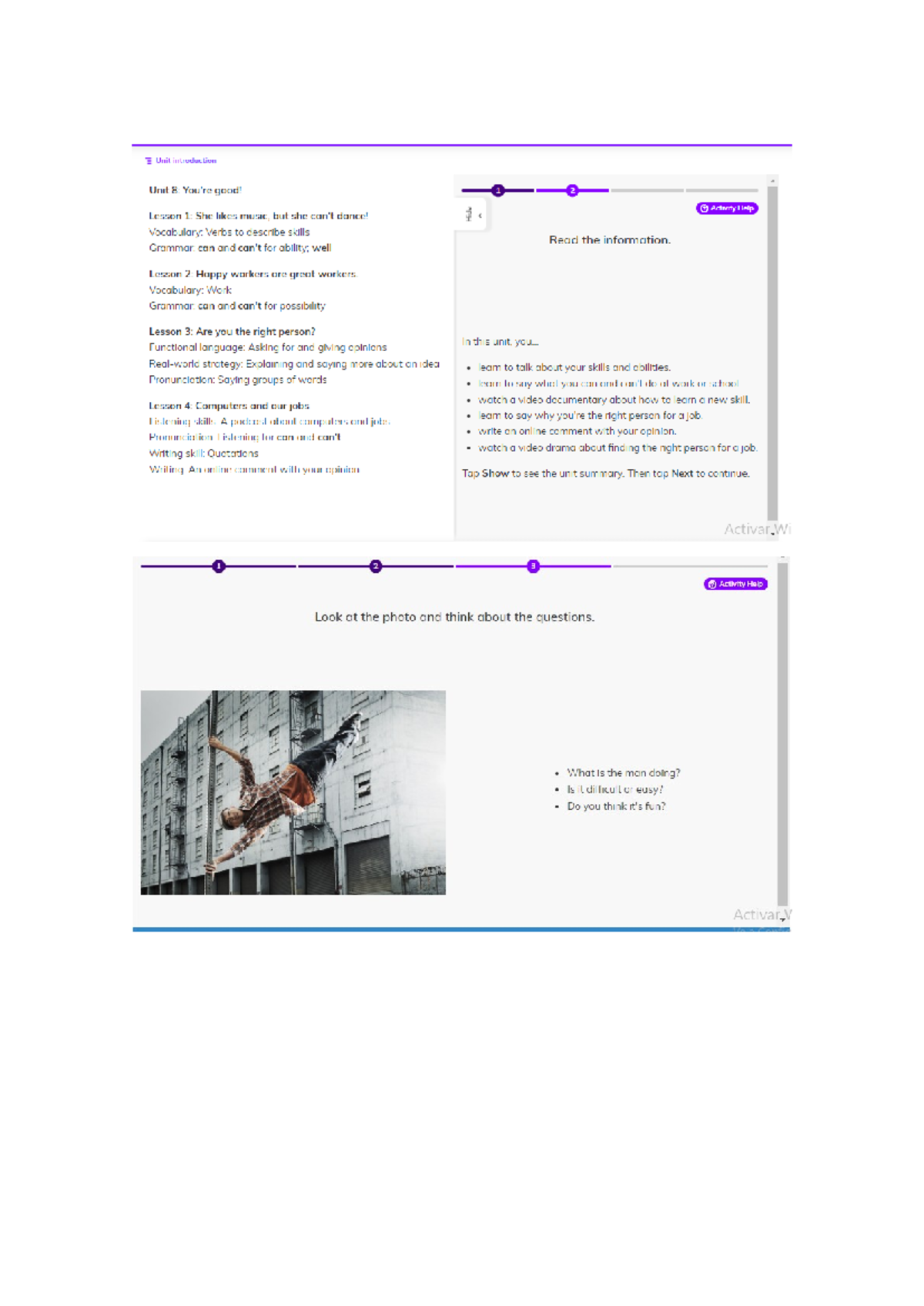 Practica 8 Evaluada - Inglés avanzado - Studocu