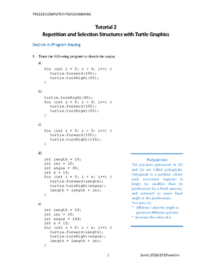2022 Tutorial 5 - Student - Computer Programming - UKM - Studocu