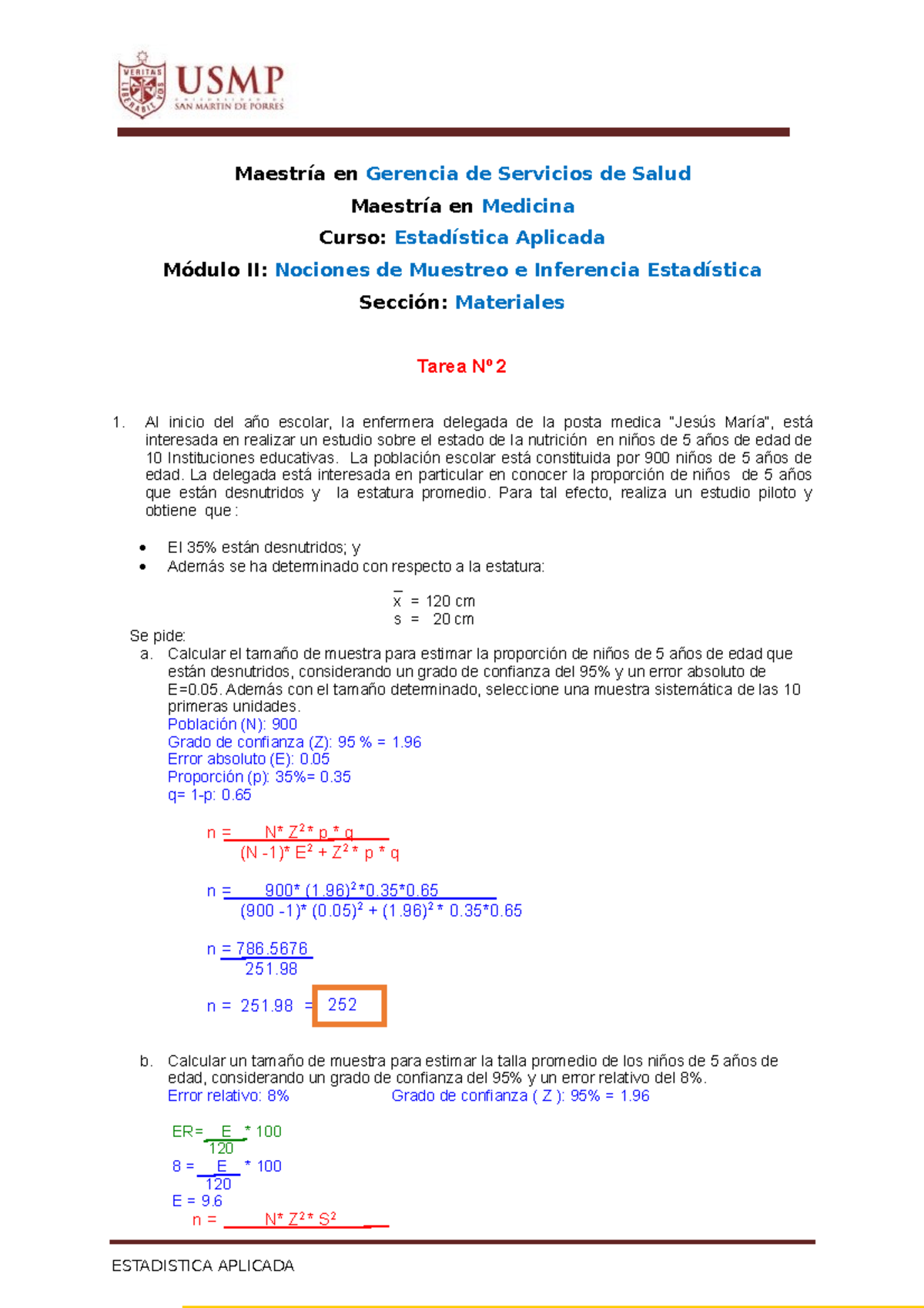 Tarea-2 compress - COSITAS DE MEDICINA - Maestría en Gerencia de ...