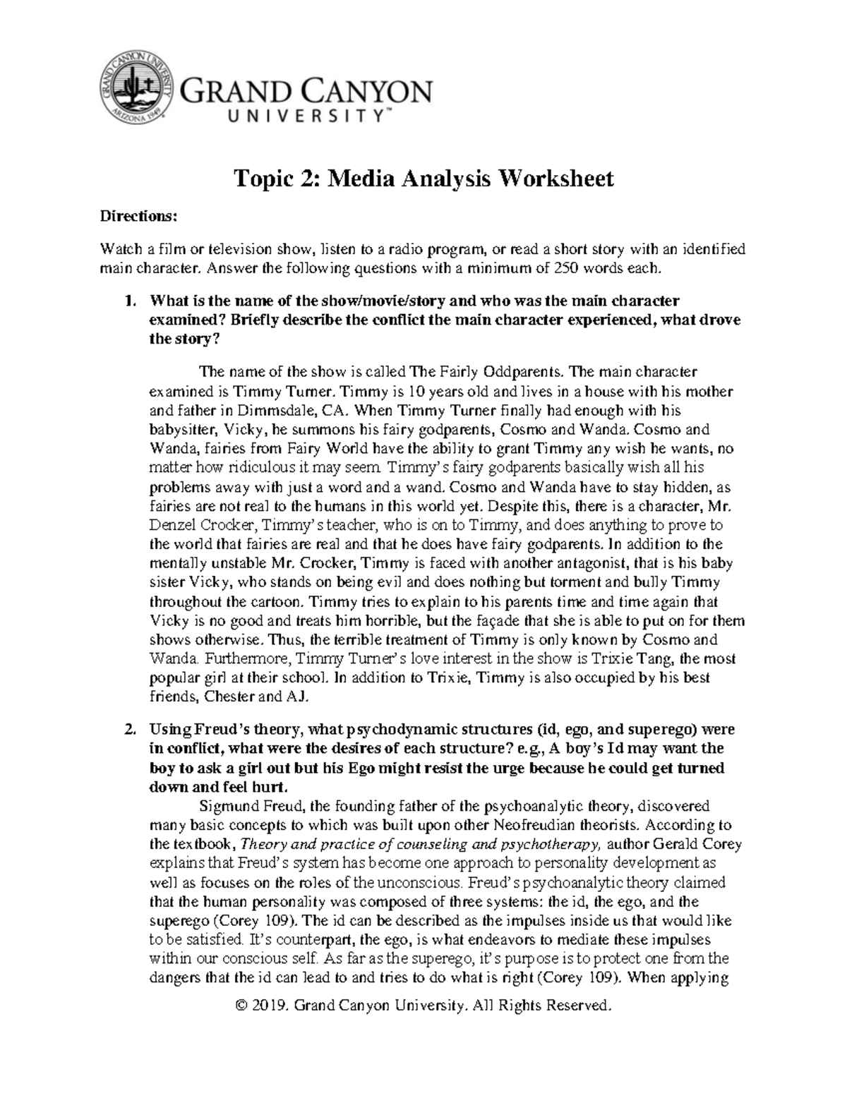 PCN107.T2 Media Analysis-Worksheet - Topic 2: Media Analysis Worksheet ...