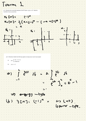 [Solved] Determine the even and odd components of the DT function xn n ...