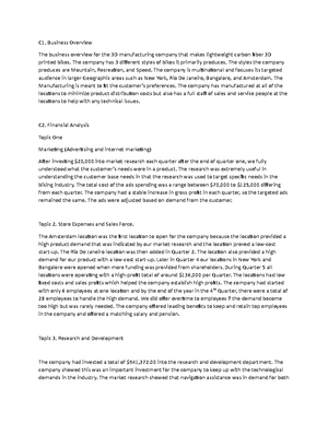 D361 Task 1 Revised Drew Mendoza ID000747449 copy copy - VMM2: Business ...