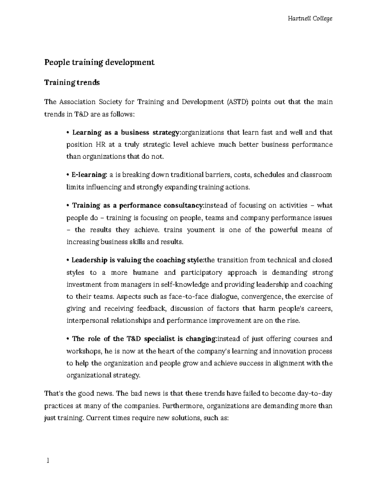 People training development. - People training development Training ...