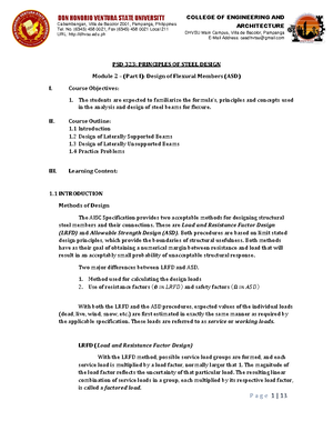 Statics Midterm EXAM SC - 1 | P a g e Republic of the Philippines DON ...