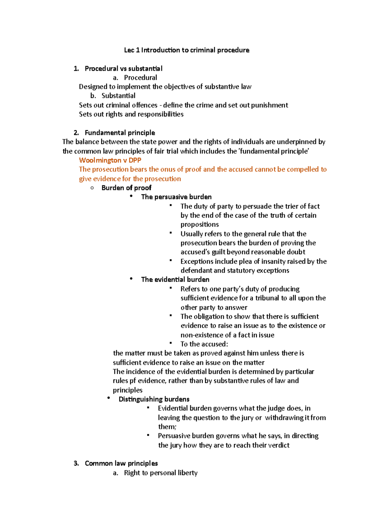CCP criminal procedure topic 1-5 - Lec 1 Introduction to criminal ...