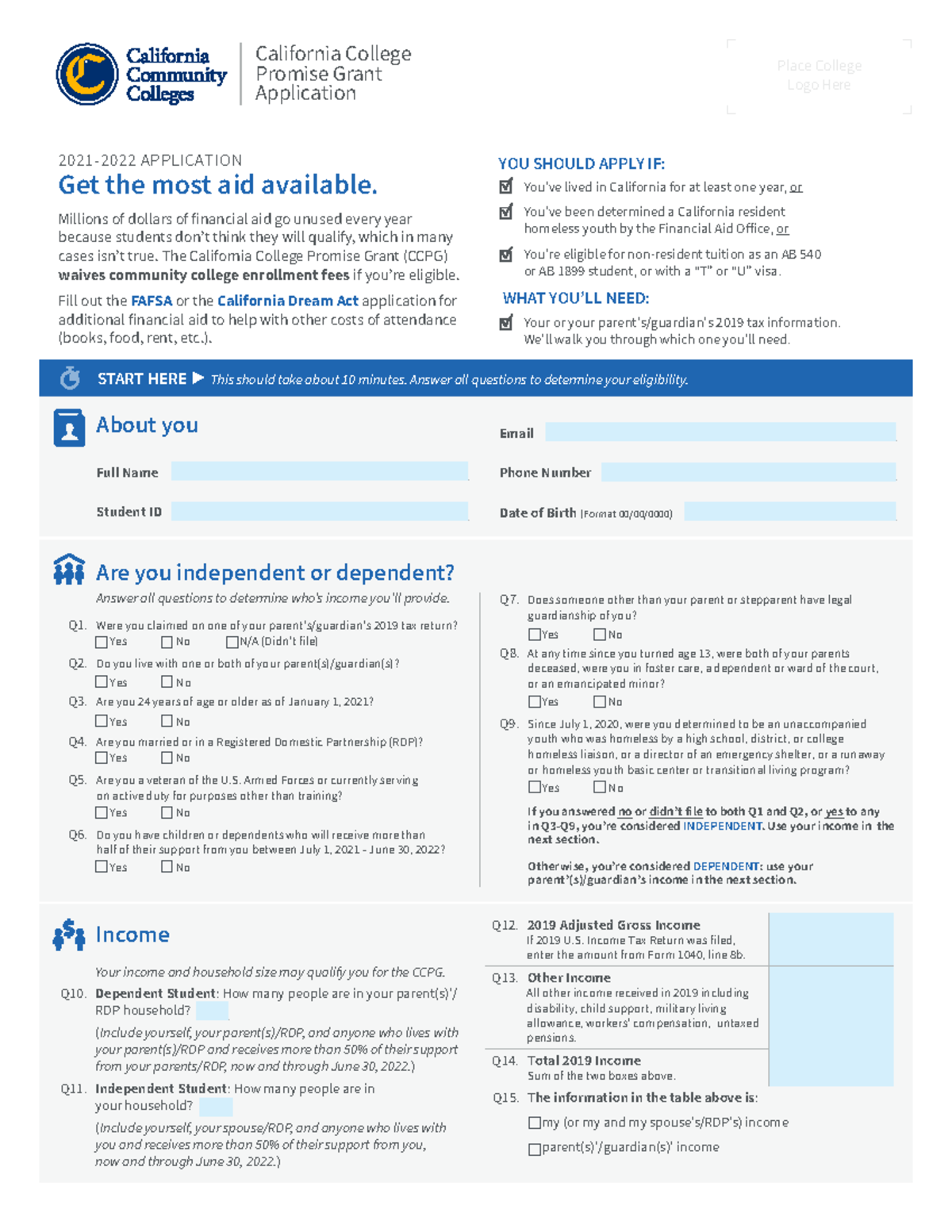 123 - description of a certain stuff - Place College Logo Here ...