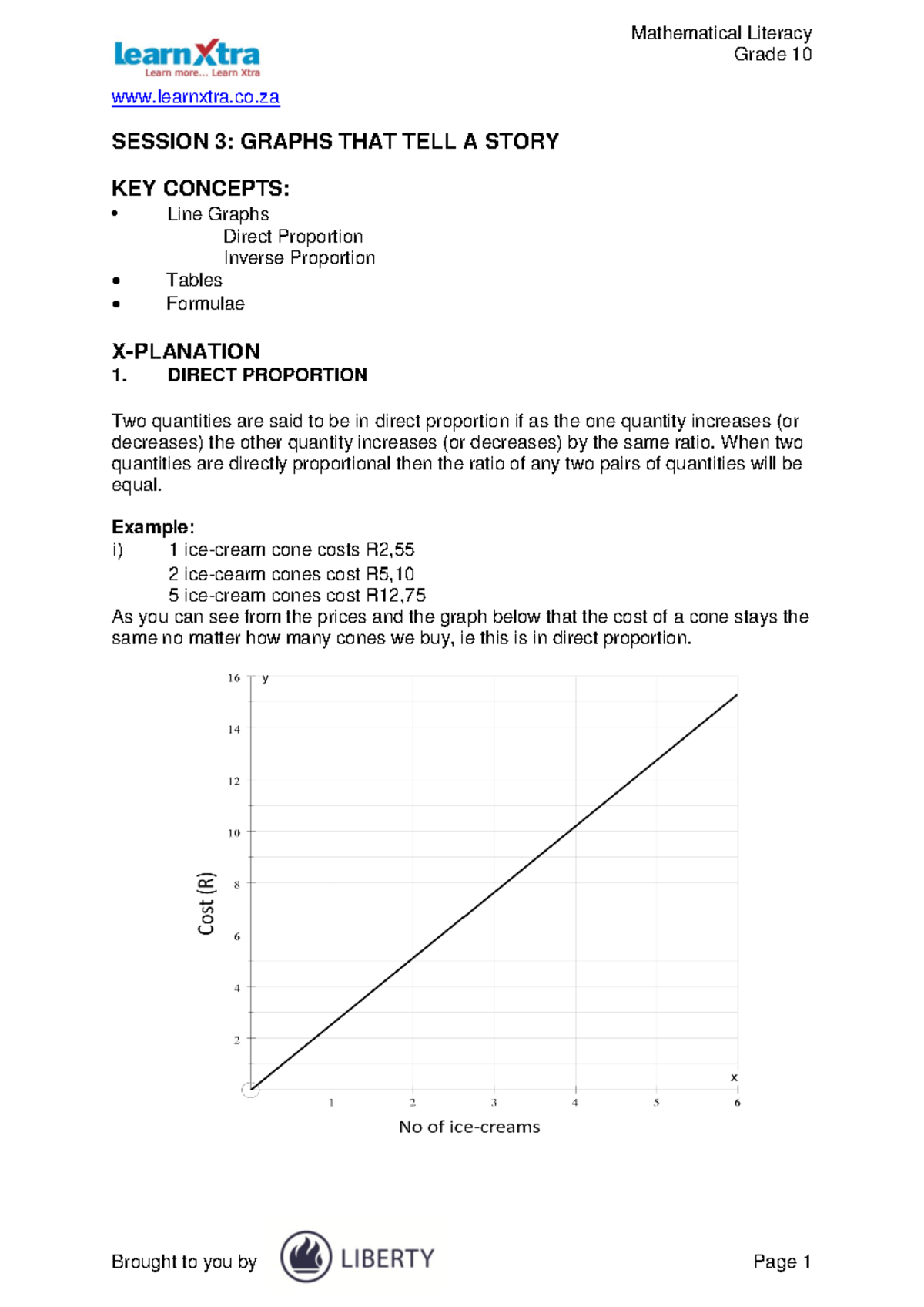 2947 fdoc - Awesome - Grade 10 learnxtra.co SESSION 3: GRAPHS THAT TELL ...