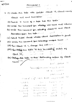 Dbms lab manual KCS 551 - Axis Institute of Technology & Management Kanpur DEPARTMENT OF - Studocu
