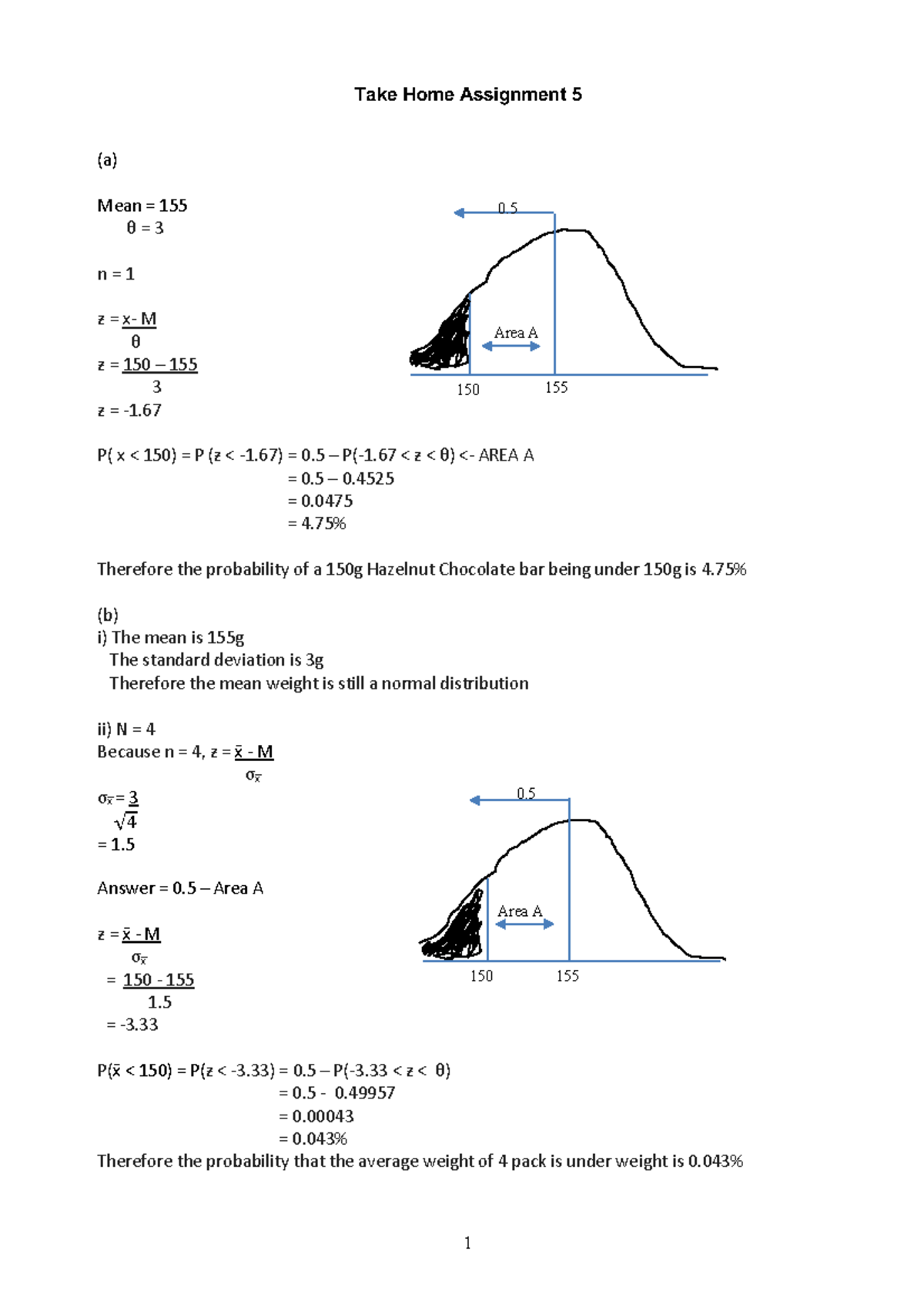 THA 5 - Take home assignment 5, 100% - Warning: TT: undefined function: 32 1 Take Home ...