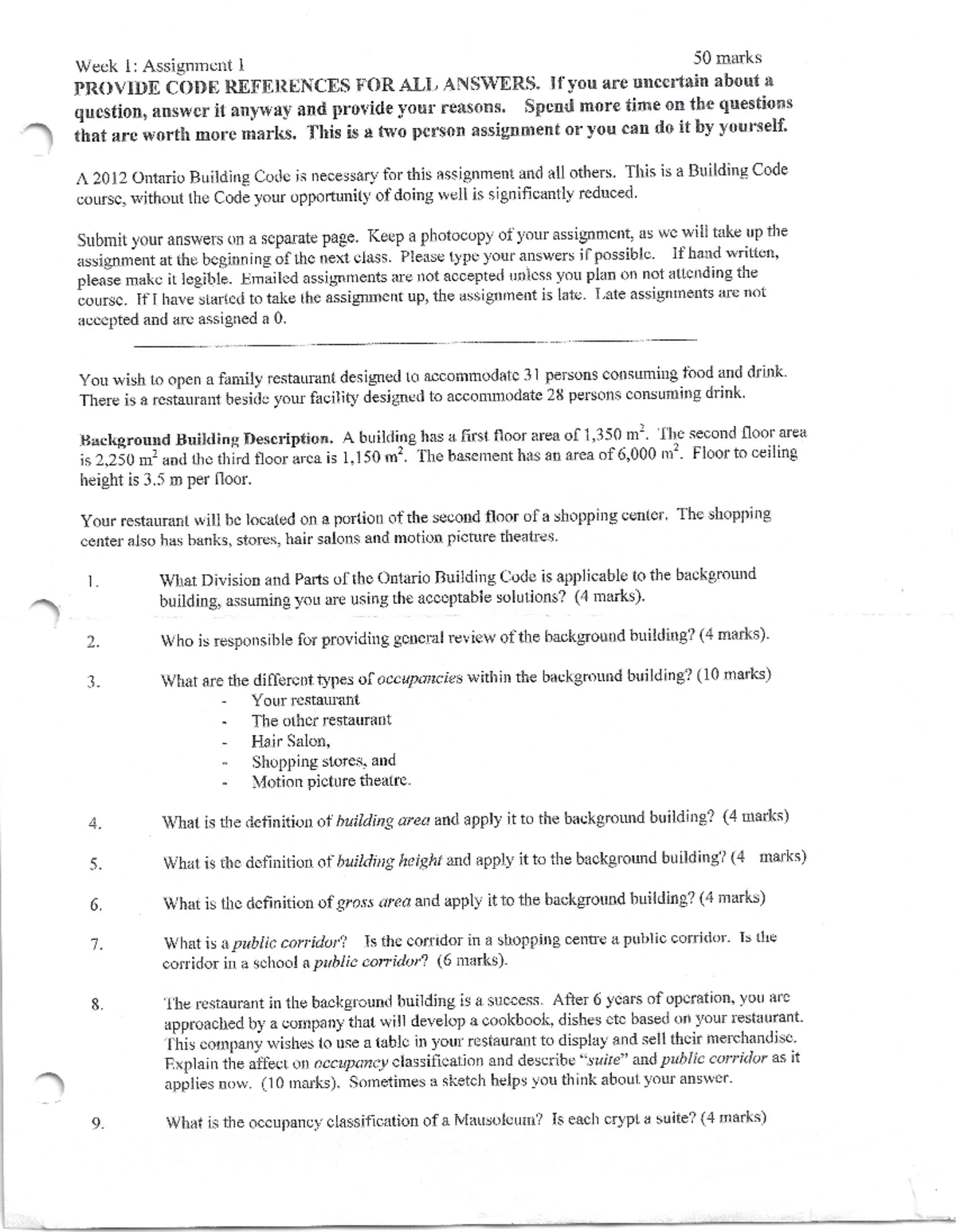 Assigment 1 OBC - Ckar 205 - Studocu