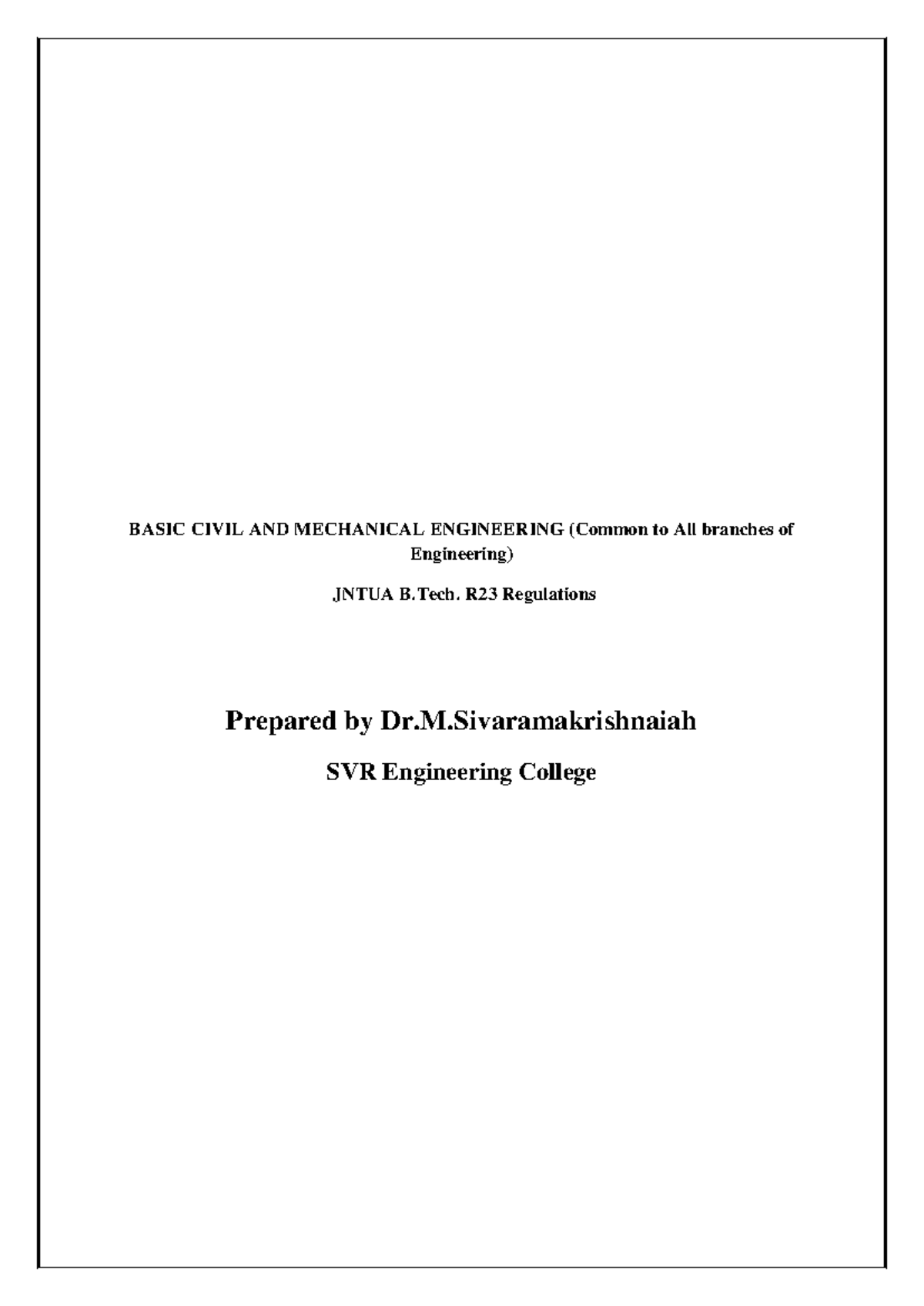 Basic Mechanical Engineering - BASIC CIVIL AND MECHANICAL ENGINEERING ...