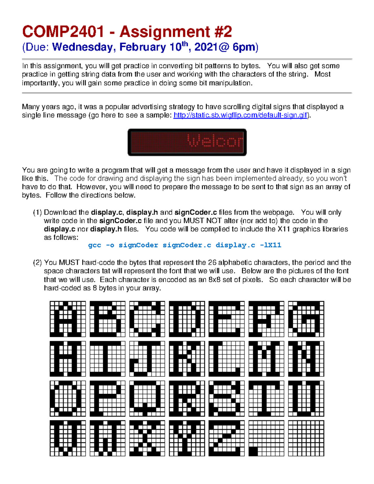 COMP2401 A2 W2021 - A2A1 comp 2401 Assigment2 - COMP2401 - Assignment ...