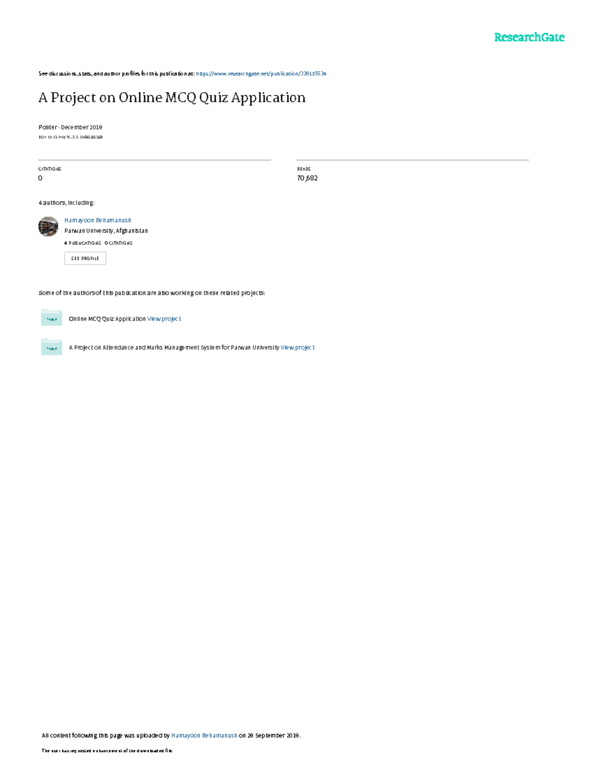 Online quiz application using java - See discussions, stats, and author ...