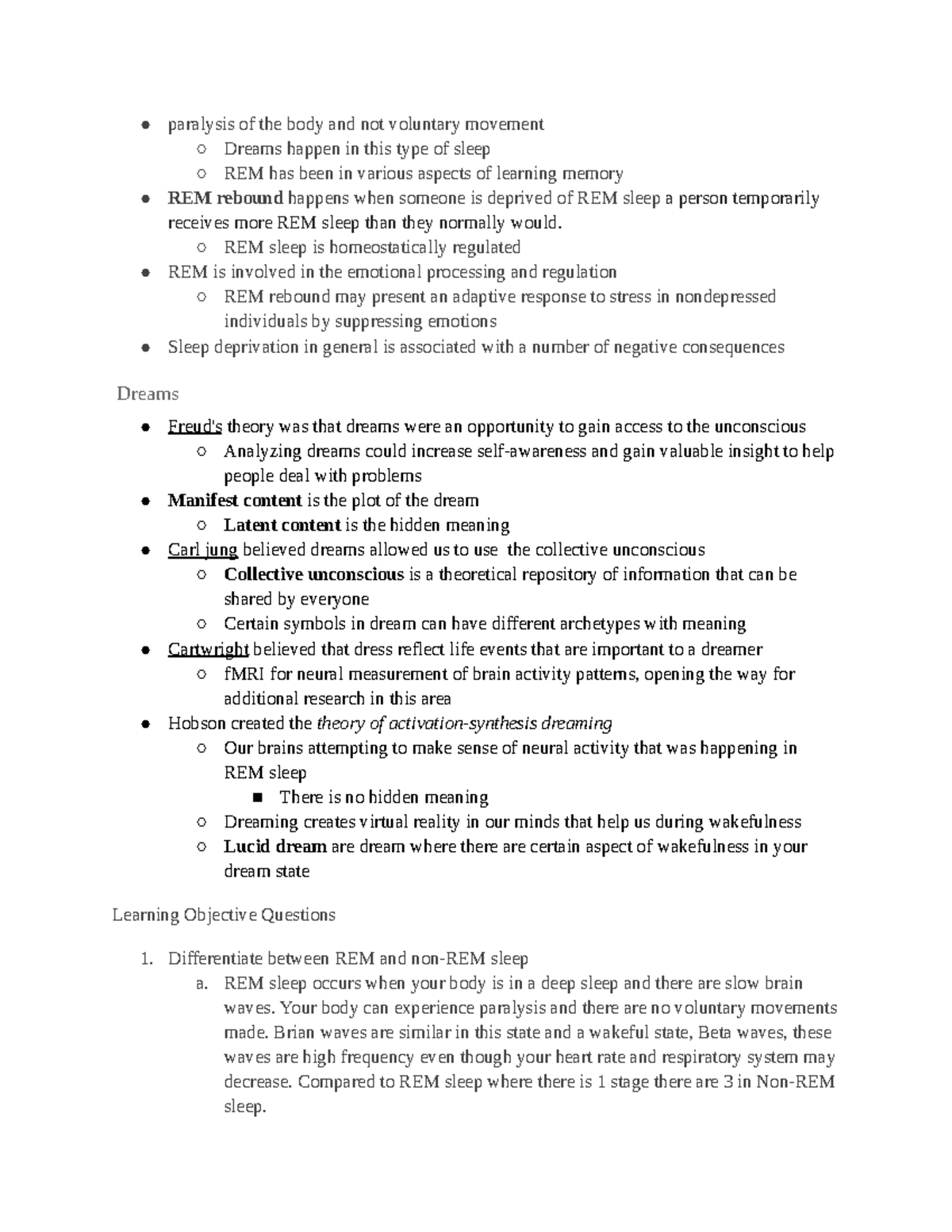 Understanding Sleep and Dreams: REM Sleep Stages and Sleep Disorders ...