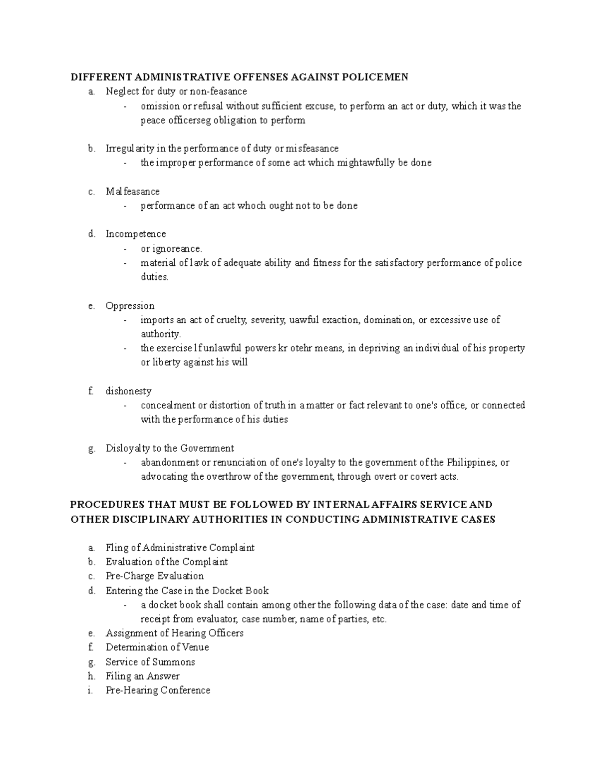 Lecture 3 - Law Enforcement Organization and Administration - DIFFERENT ...