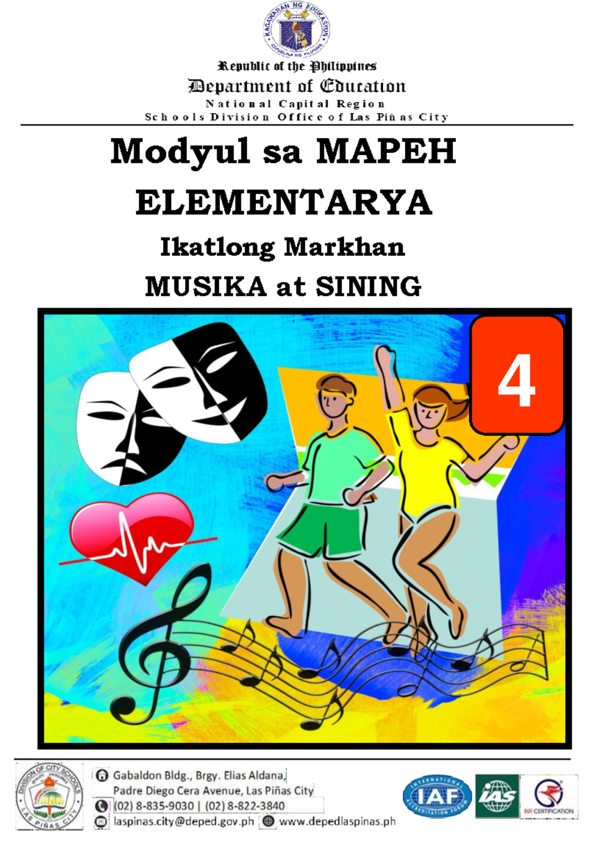 Q3 G4 Music ARTS - Modyul sa MAPEH ELEMENTARYA Ikatlong Markhan MUSIKA ...