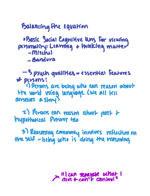 Modern Trait Theory - The trait concept Personality traits refer to ...